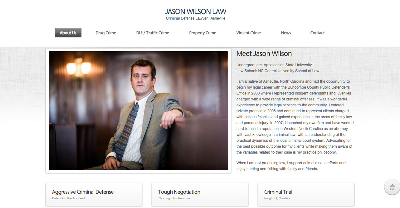 Jason Wilson Law | NC Legal Marketing