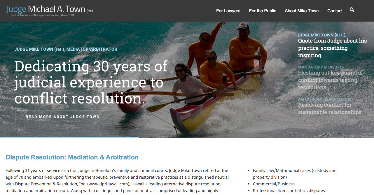 Hon. Michael Town | NC Legal Marketing